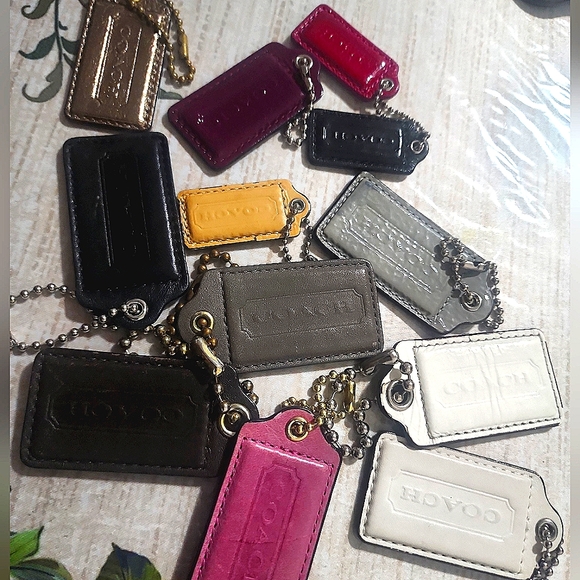 Coach | Bags | Coach Leather Hang Tags | Poshmark
